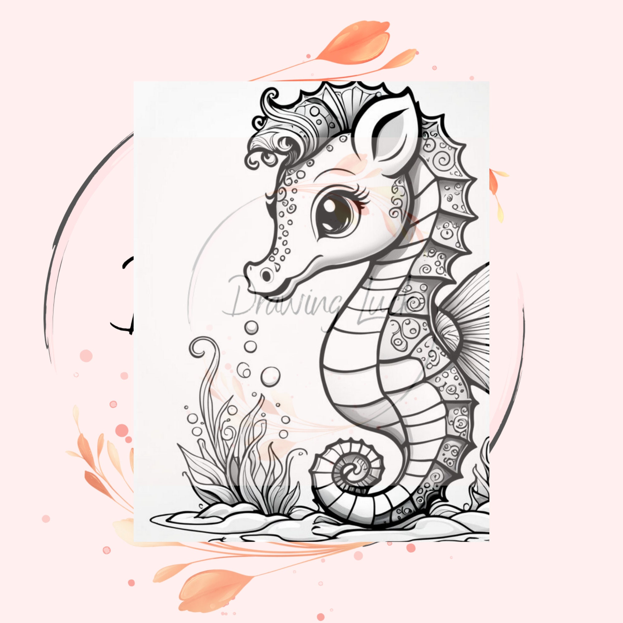 8 Marine Life Coloring Pages for Kids Ocean Life Coloring Pages Sea ...