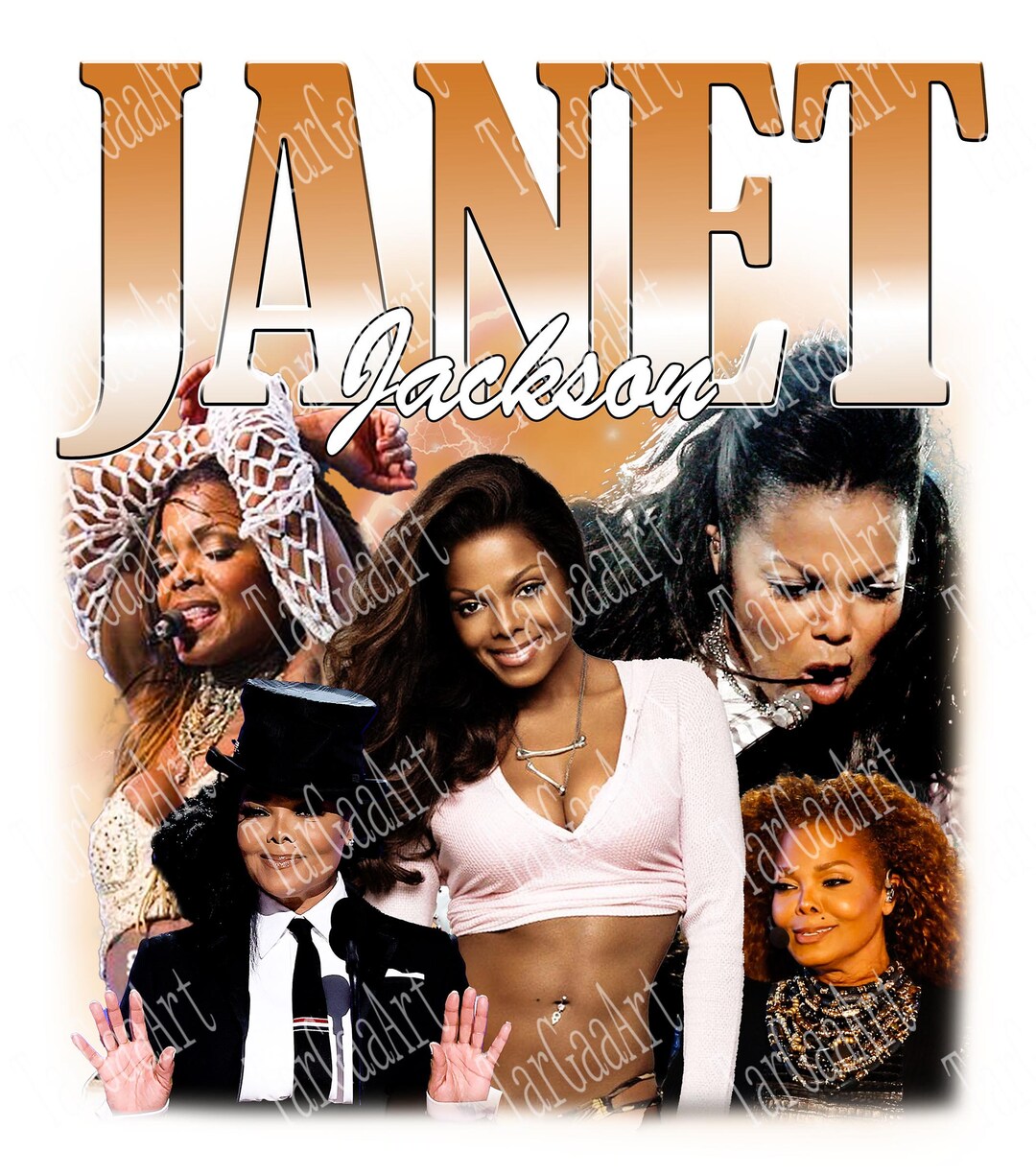 Janet Jackson Png , Tshirt Design, Ready to Print, Printable Design ...
