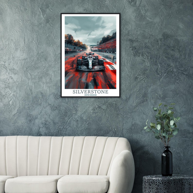 British Grand Prix: Racing Majesty at Silverstone Circuit, UK Print ...