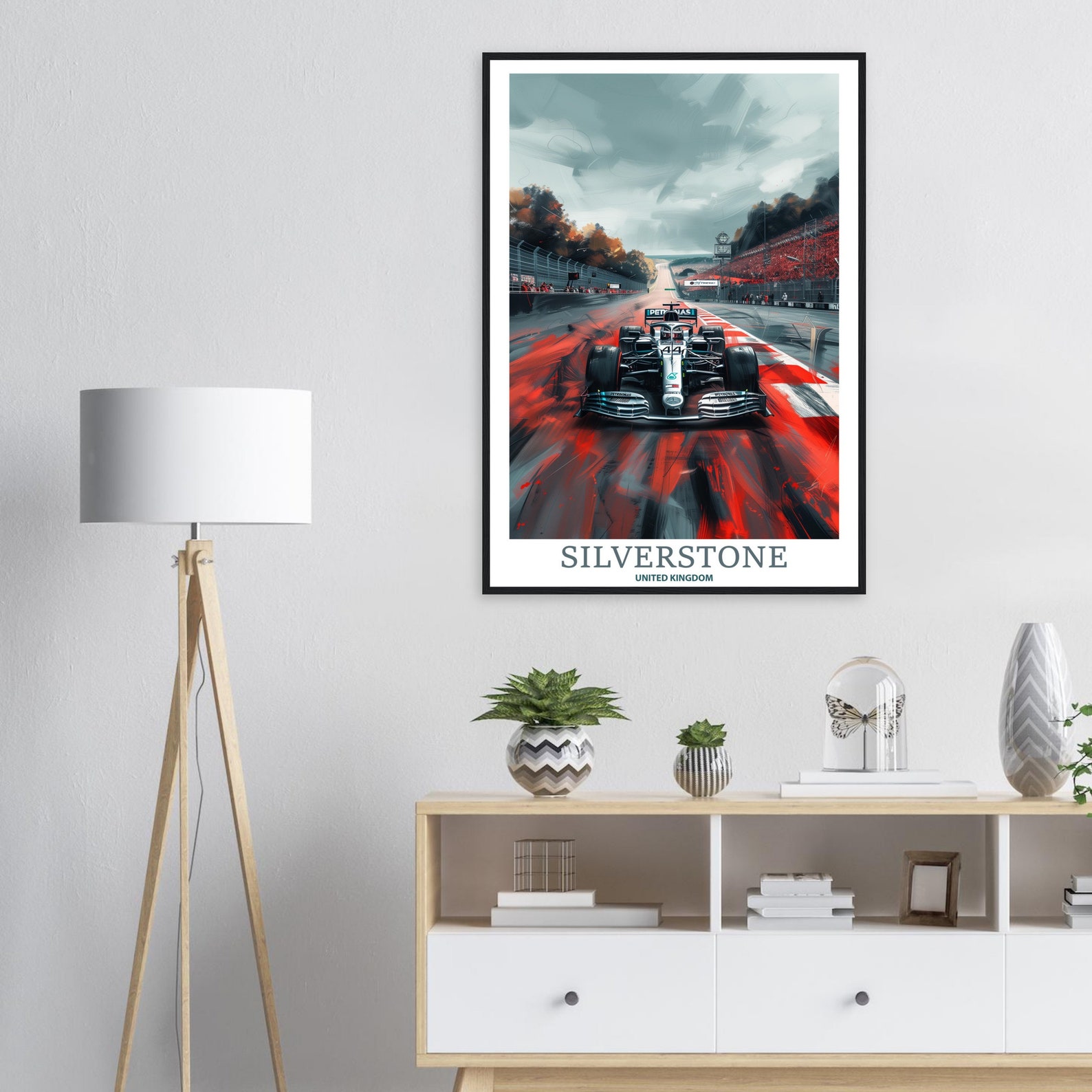British Grand Prix: Racing Majesty at Silverstone Circuit, UK Print ...
