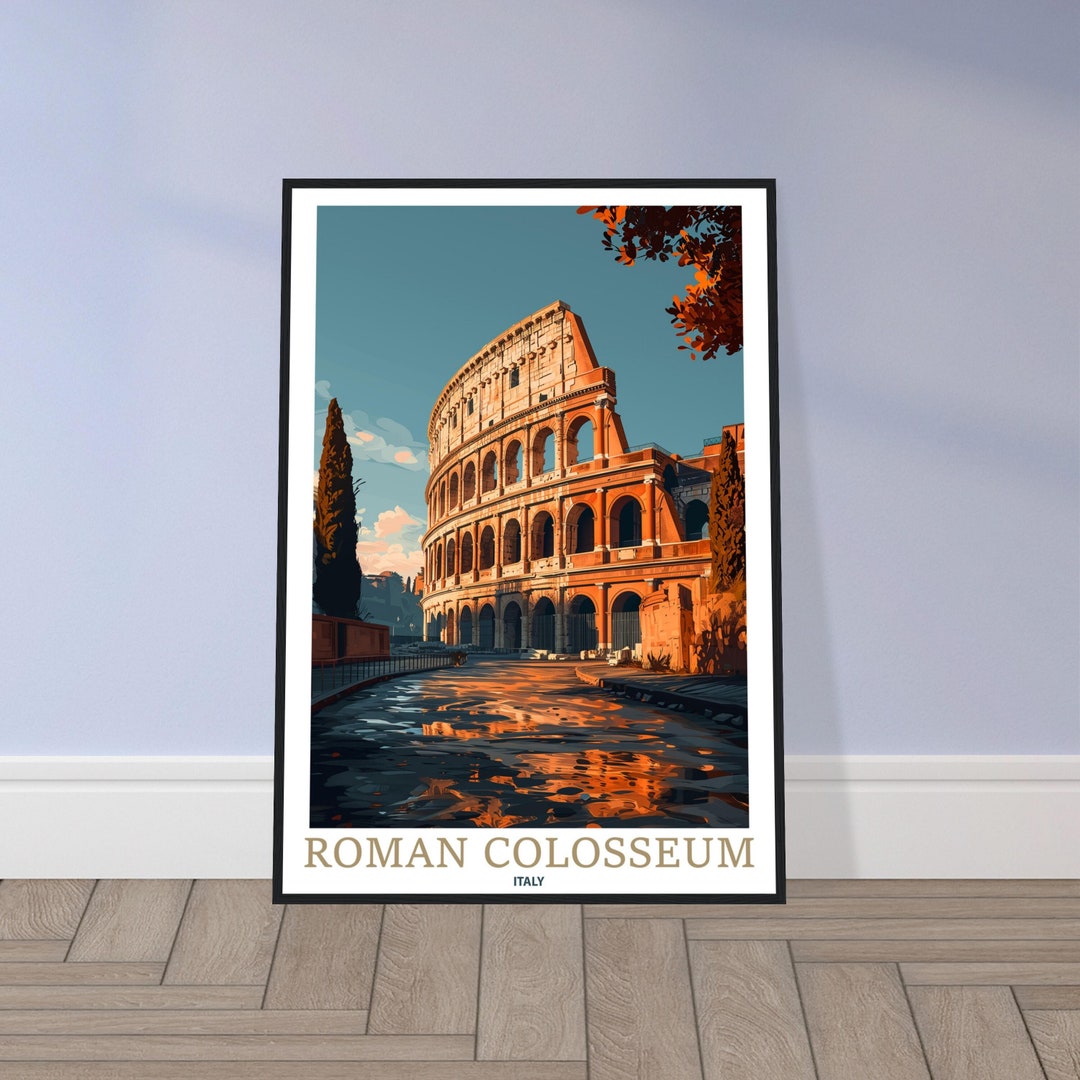 Timeless Grandeur: Roman Colosseum Wall Art framed, Roman Colosseum ...