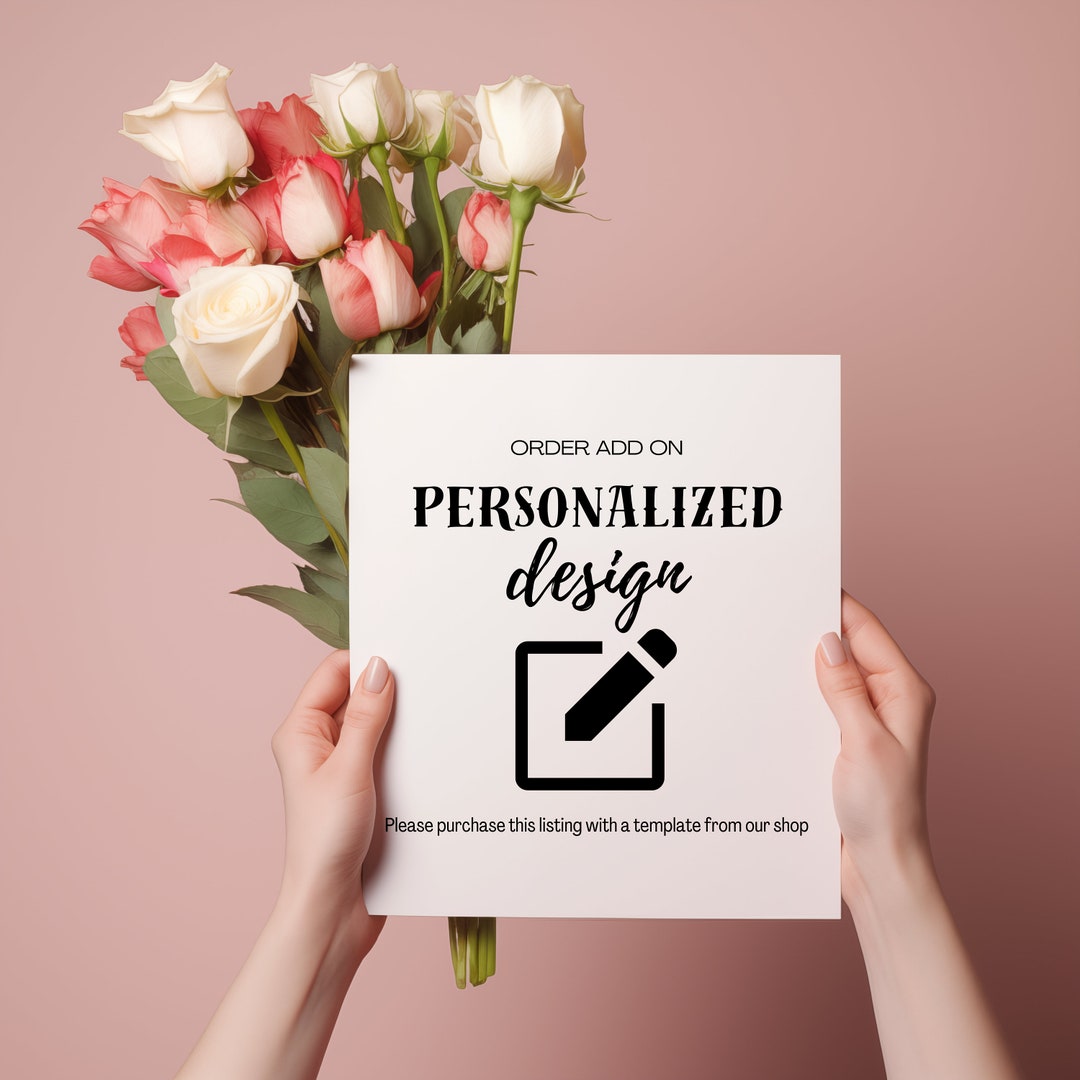 Personalize a Template/ Design for Me - Etsy