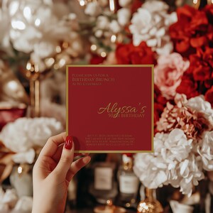 Designer Perfume Invitation Template Design, Luxury High End Scent ...