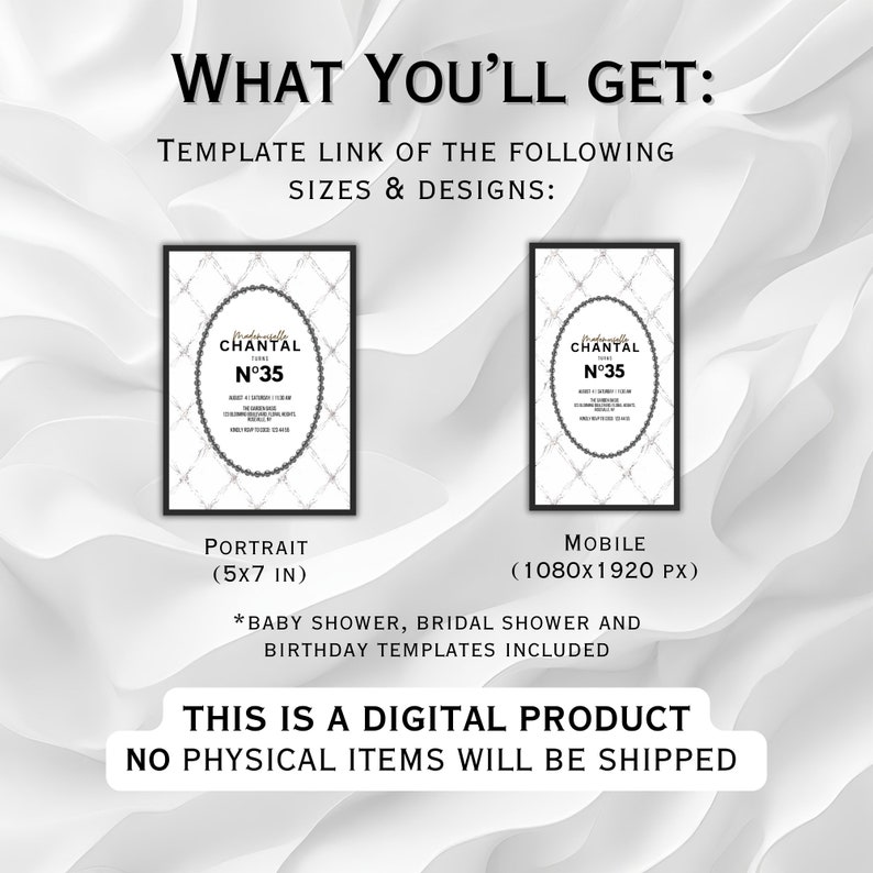 Designer Invitation Template Design, Luxury High End Quilted Invite for ...