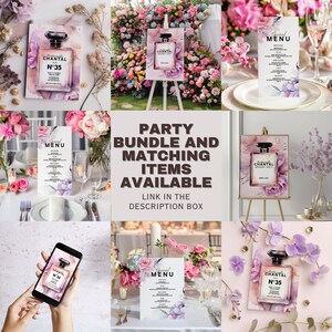 Perfume Exchange Birthday Welcome Sign Template PF4 - Etsy