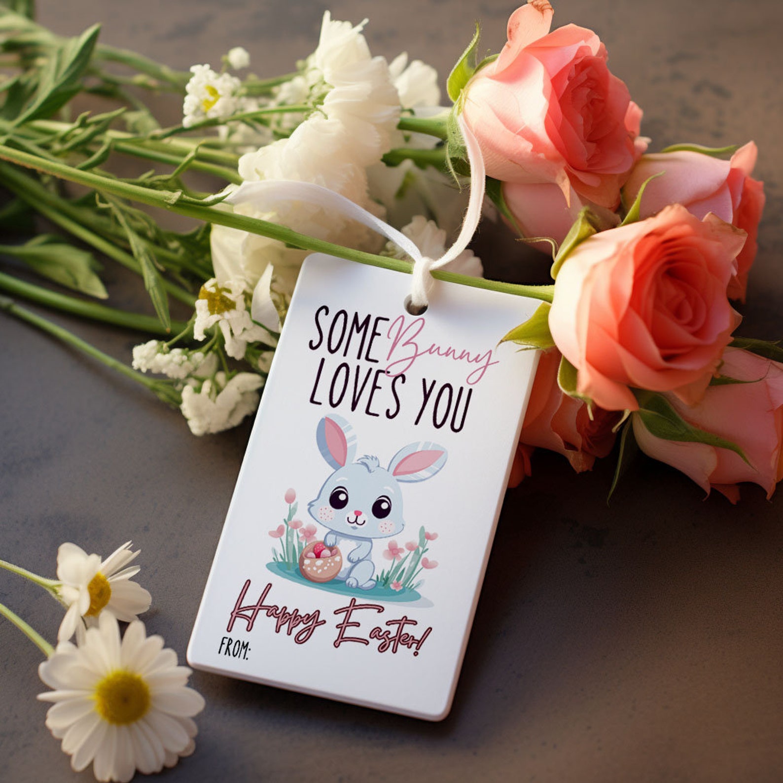 EDITABLE Easter Bunny Treats Tag, Easter Egg Hunt Treats for Kids, DIY ...