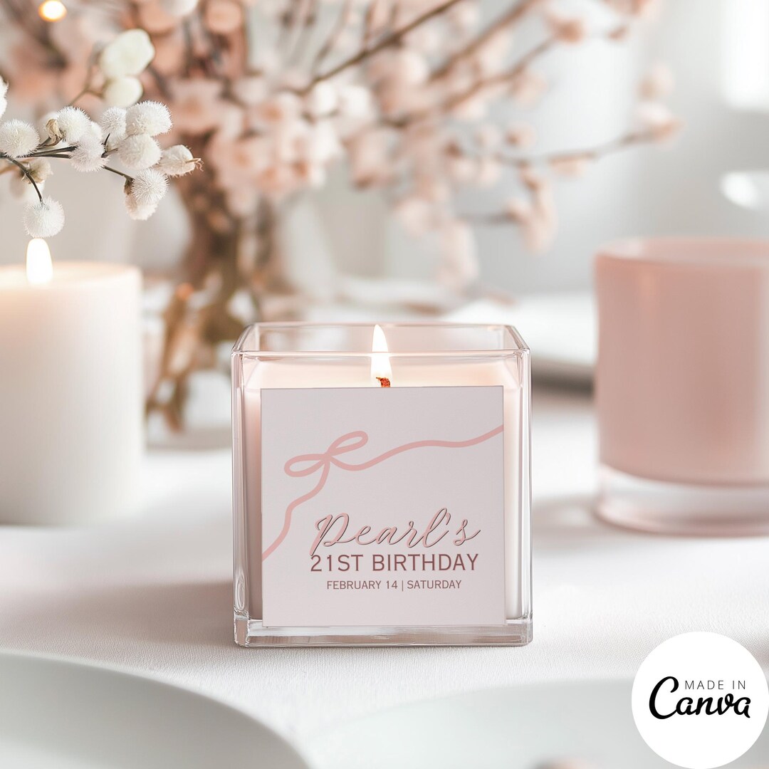 Coquette Label Digital Download, Personalized Hand Drawn Sticker ...