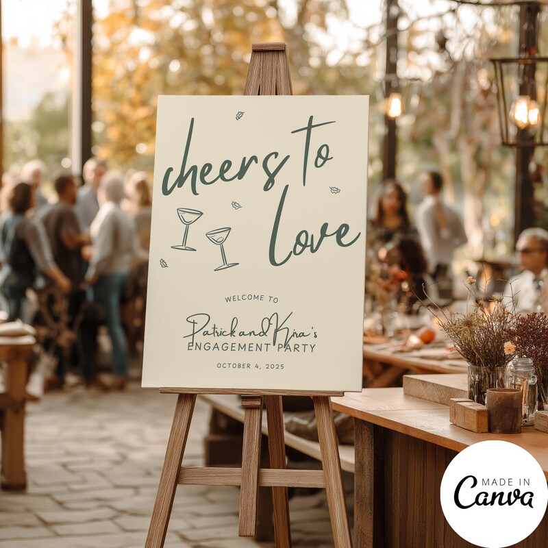 Cheers Sign - Etsy
