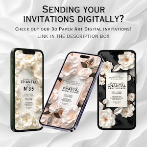 Designer Invitation Template Design, Luxury High End Perfume No 5 ...