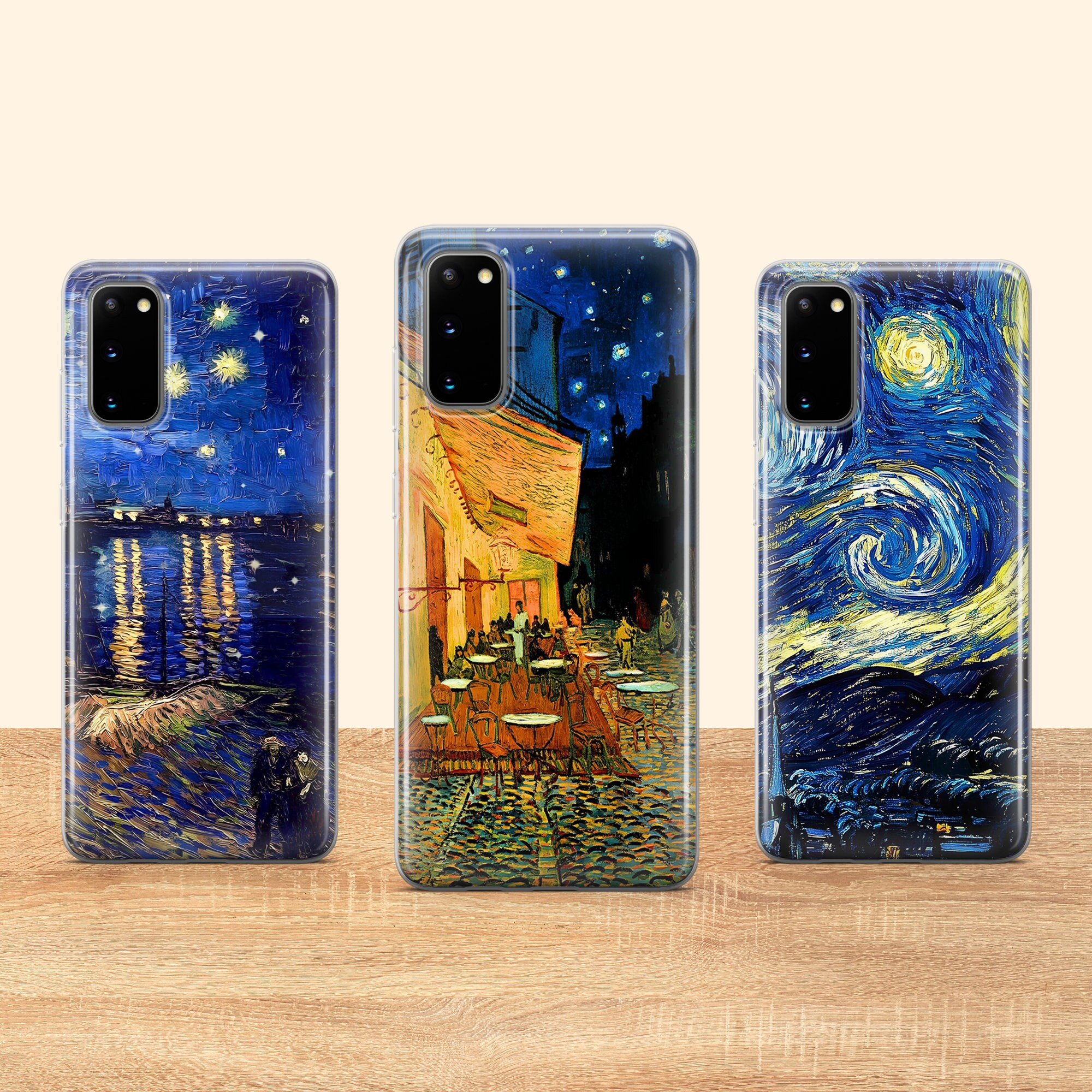 Van Gogh Phone Case Starry Night Phone Cover Fit for iPhone 15 14 11 ...