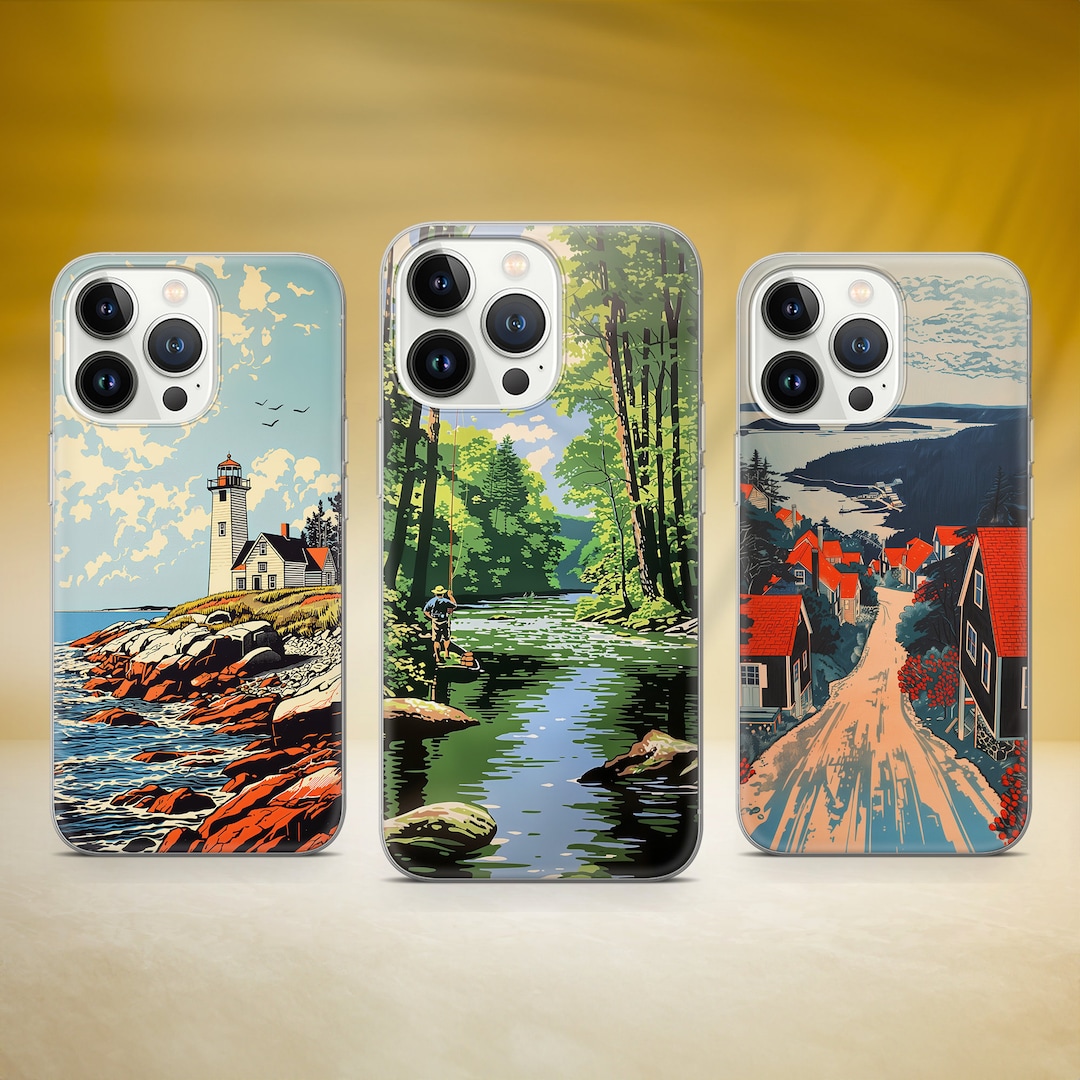 Aesthetic Landscape Phone Case Nature Cover Fit for iPhone 17 Pro Max ...