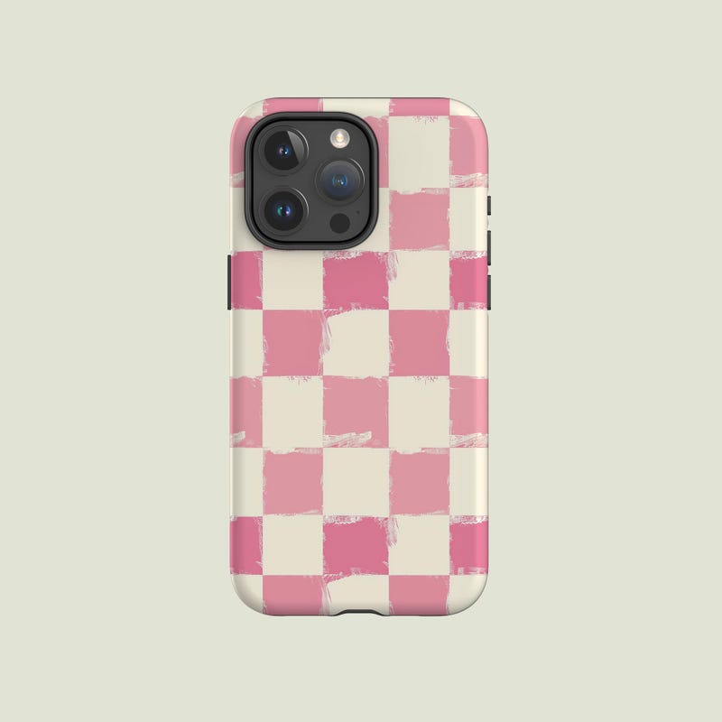 Checkered Phone Case - Etsy