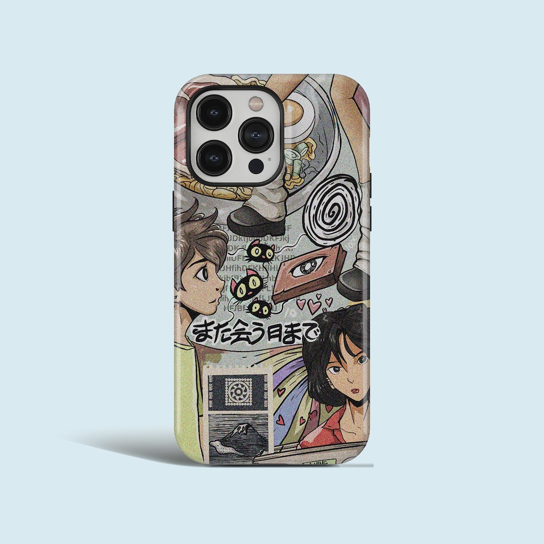 Japanese Mood Board Phone Case Aesthetic Anime Phone Cover Fit for ...