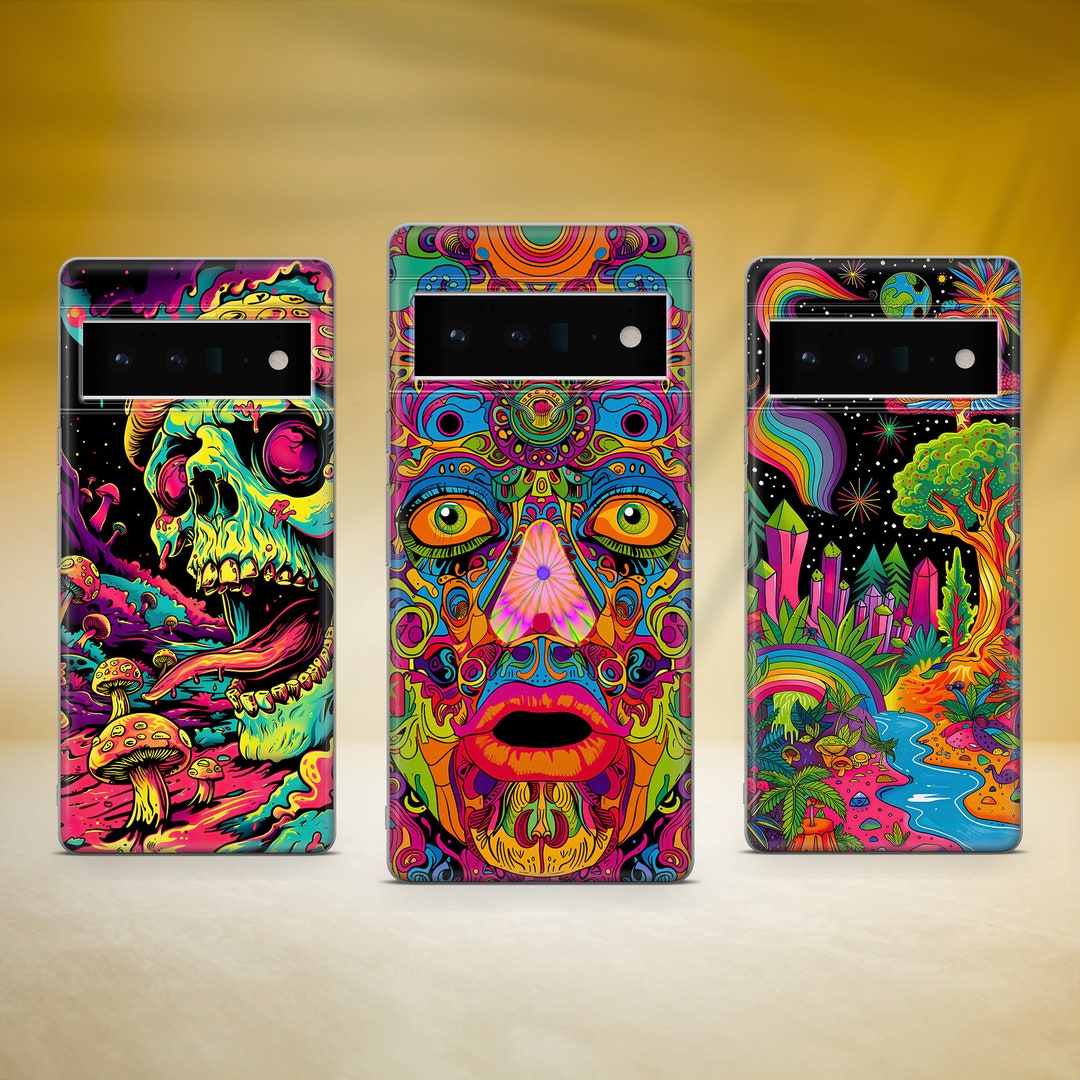 Psychedelic Trippy Phone Case Aesthetic Visuals Cover Fit for Google 9 ...