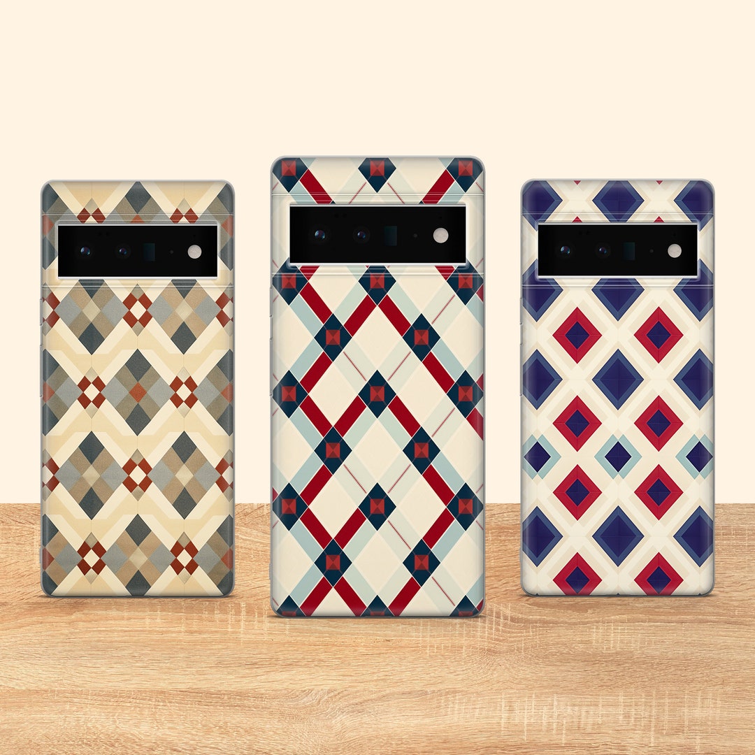 Retro Geometry Phone Case Aesthetic Phone Cover Fit for Google Pixel 9 ...