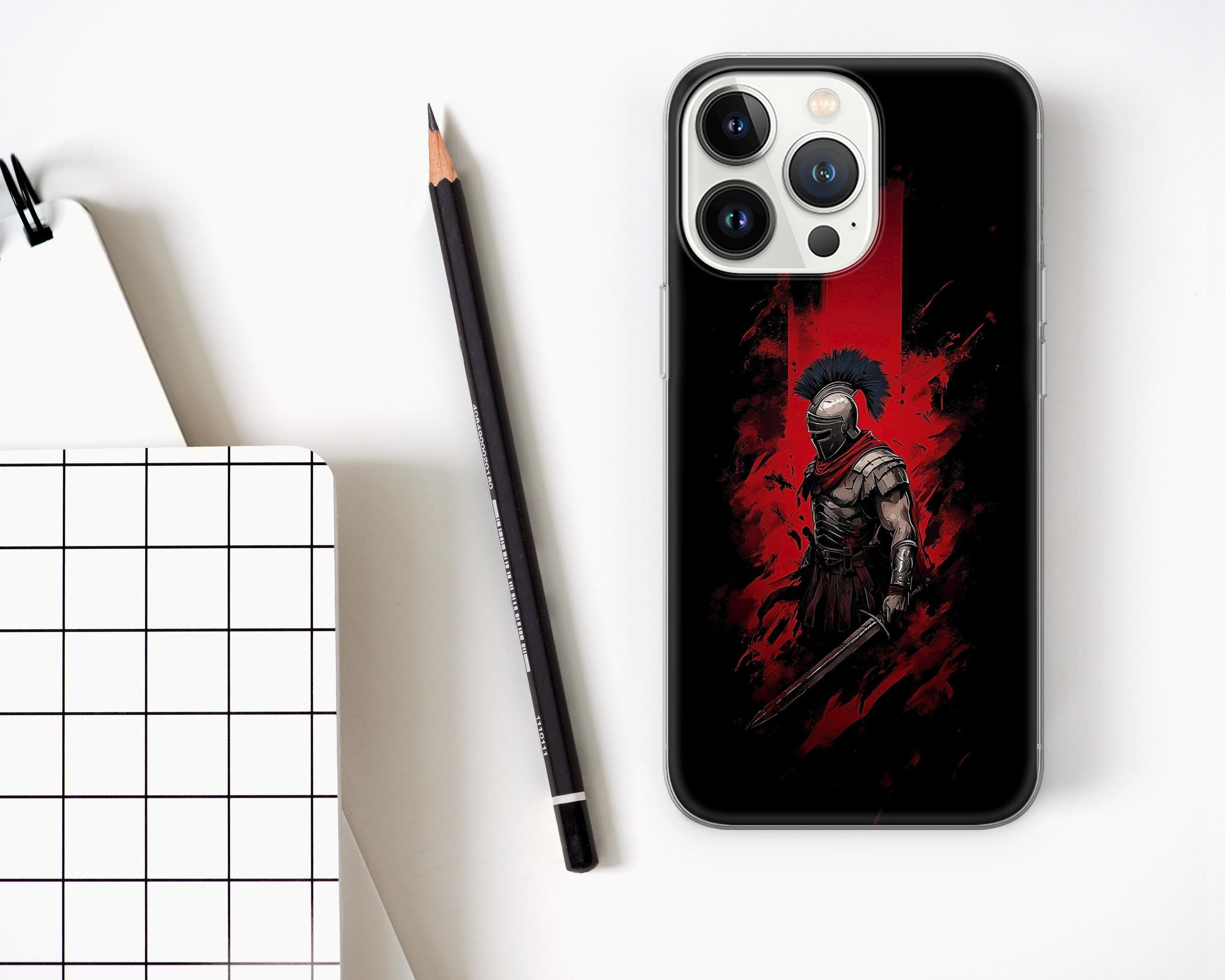 Warrior Phone Case Knight Warrior Cover Fit for iPhone 17 Pro Max 16 15 ...