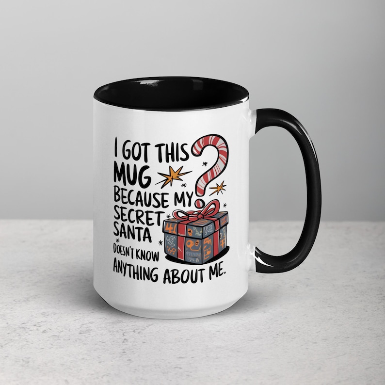 Funny Secret Santa Mug: Humorous Ceramic Gift - Etsy