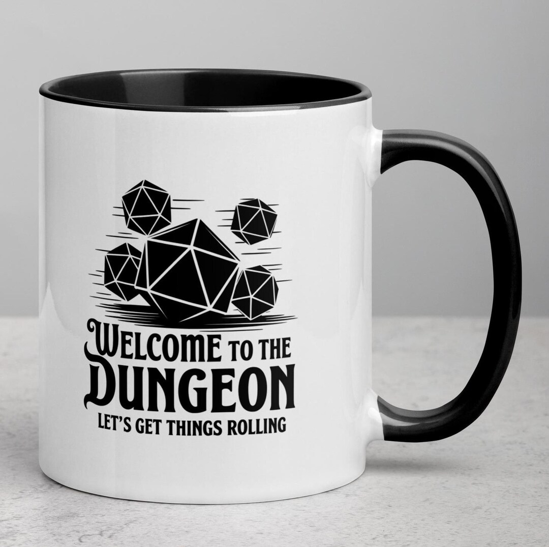 Gothic D20 Dice Mug: Fantasy RPG Gamer Gift - Etsy
