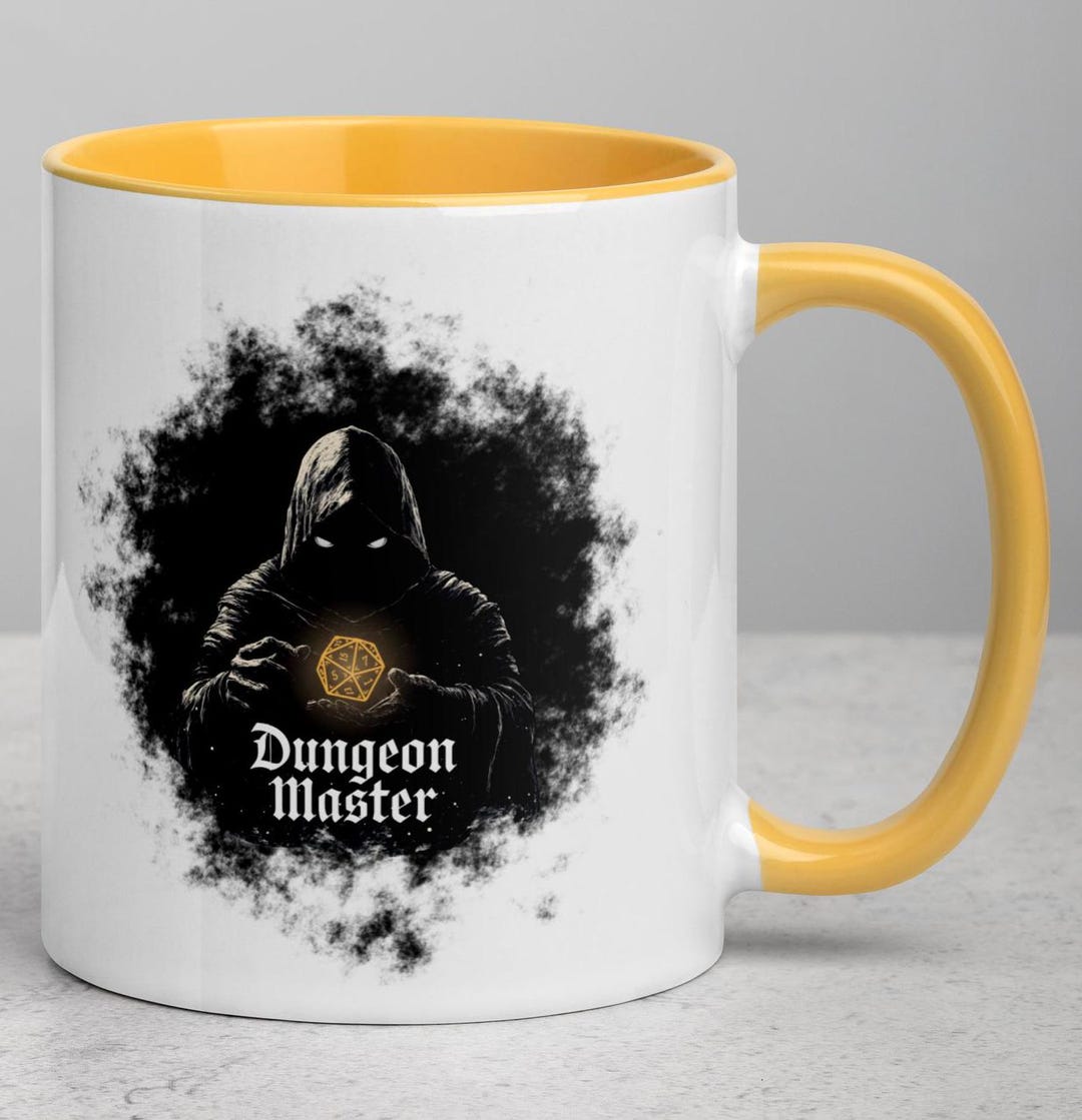 Dungeon Master Mug: D&D Ink Art, RPG Gaming Gift - Etsy