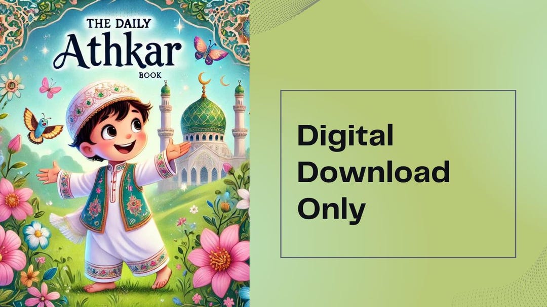 Colorful Athkar Book for Kids: Daily Islamic Supplications Digital ...