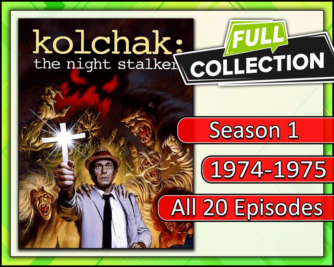 Kolchak: the Night Stalker the Complete Series 1974-1975 1 Season, 20 Episodes - Etsy