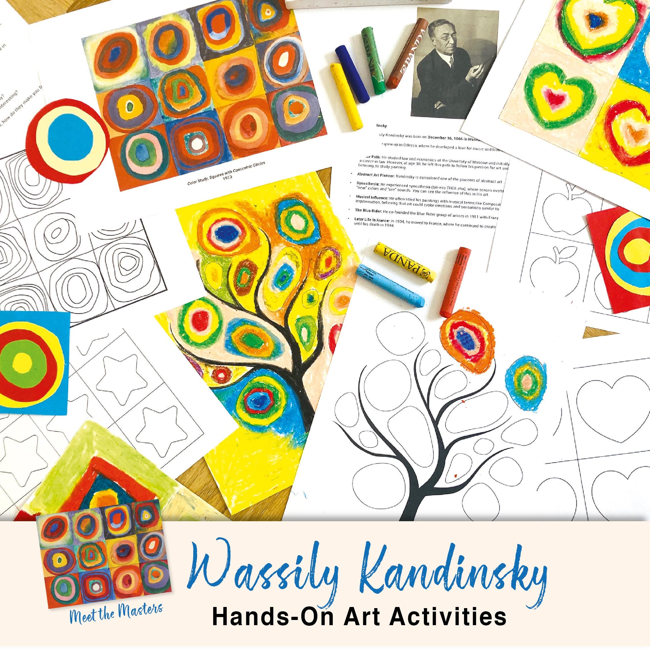 Wassily Kandinsky Art Activities for Kids – Digital Download Kit ...