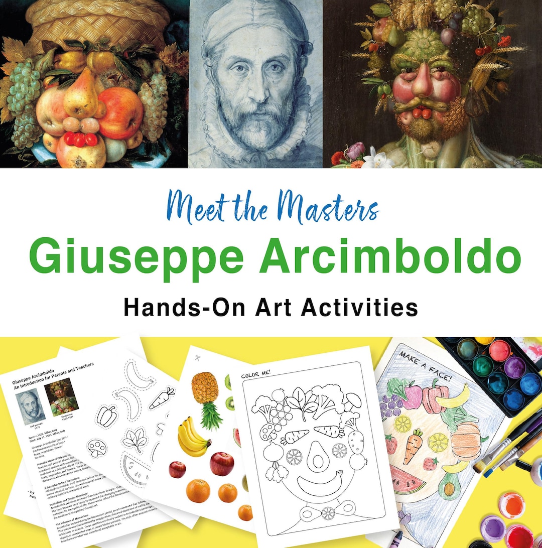 Giuseppe Arcimboldo Art Kit: Kids Activities, Homeschool Printables ...