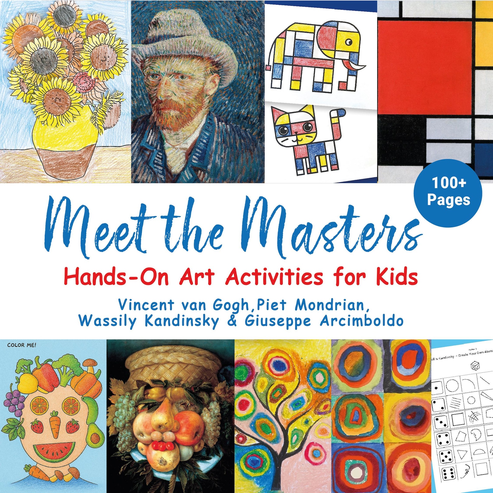 Kids Art Activities Printable Kit – Montessori Art Lessons, Homeschool ...