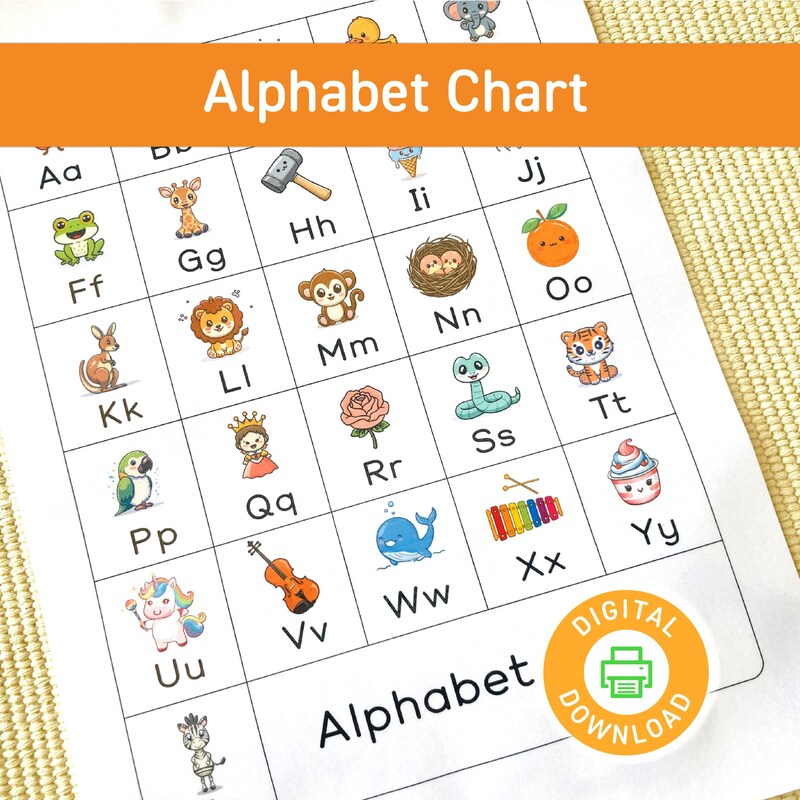 Printable Alphabet - Etsy