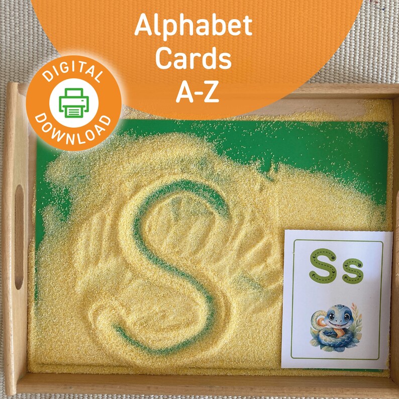 Alphabet Flash Cards Alphabet Tracing Cards Homeschool Printables ABC ...