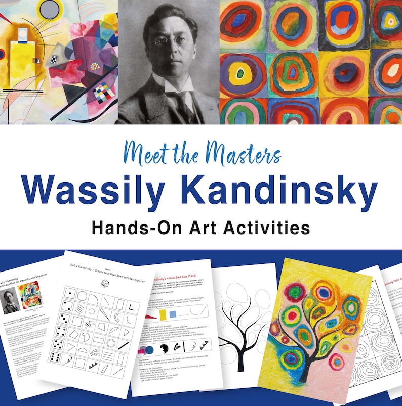 Wassily Kandinsky Art Activities for Kids – Digital Download Kit ...
