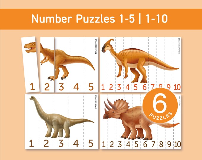 Winter Number Sequence Puzzles Printable Preschool Puzzles Kids ...