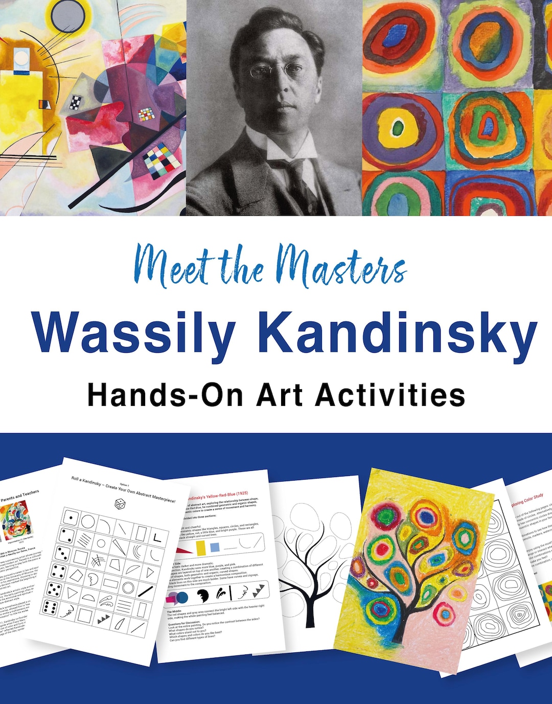 Wassily Kandinsky Art Activities for Kids – Digital Download Kit ...