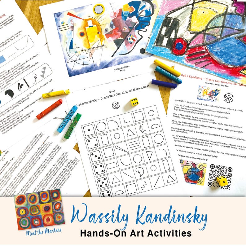 Wassily Kandinsky Art Activities for Kids – Digital Download Kit ...