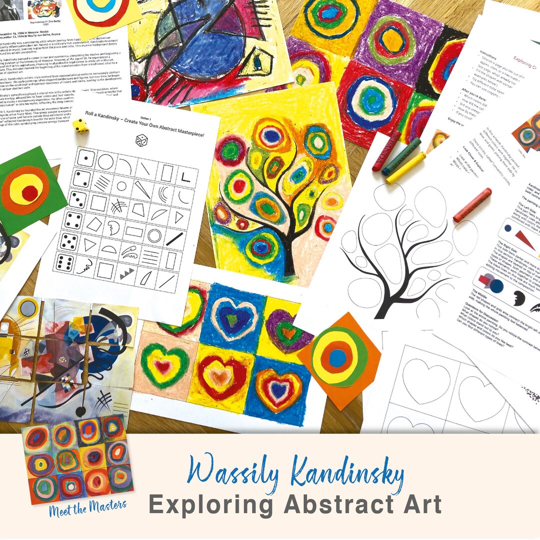 Wassily Kandinsky Art Activities for Kids – Digital Download Kit ...