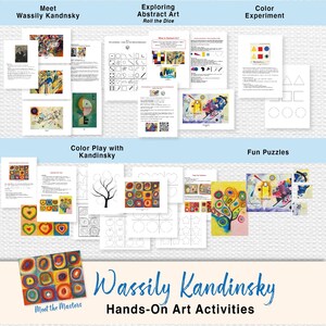 Wassily Kandinsky Art Activities for Kids – Digital Download Kit ...