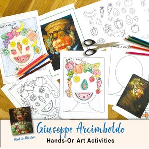 Giuseppe Arcimboldo Art Kit: Kids Activities, Homeschool Printables ...