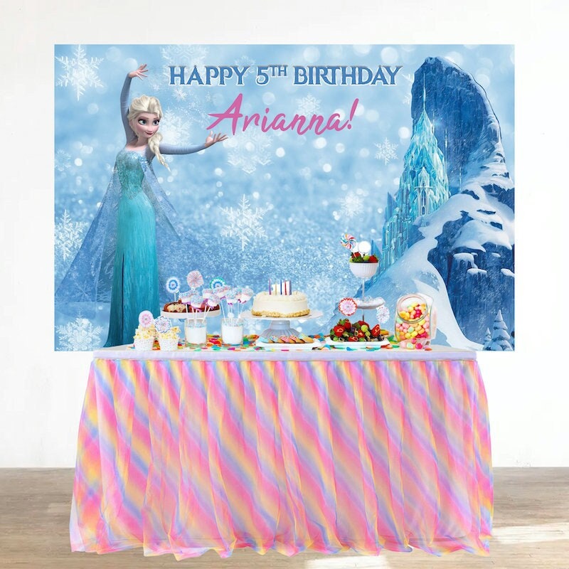 Frozen Backdrops for Birthday - Etsy