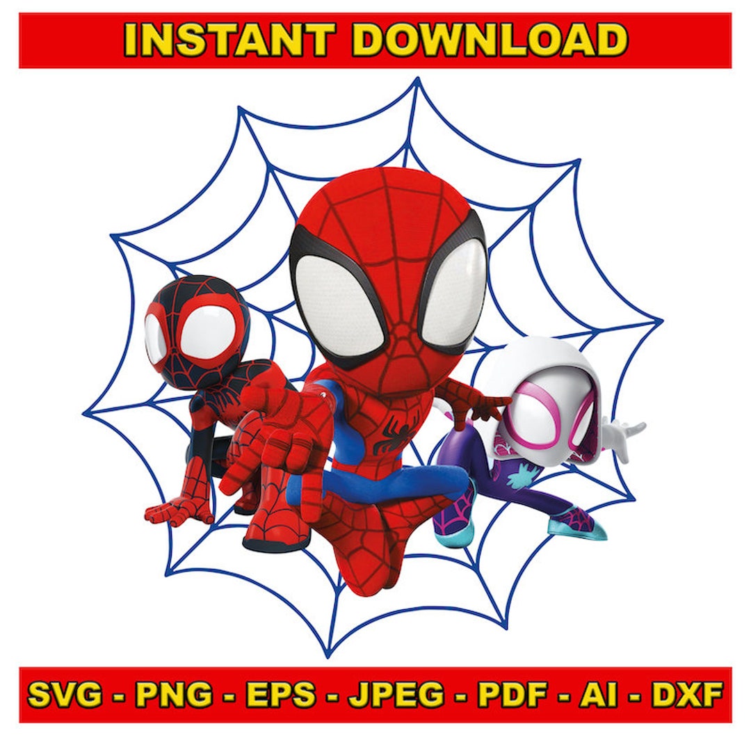 Spidey His Amazing Friends Svg,spiderman Svg,spidey and His Amazing ...