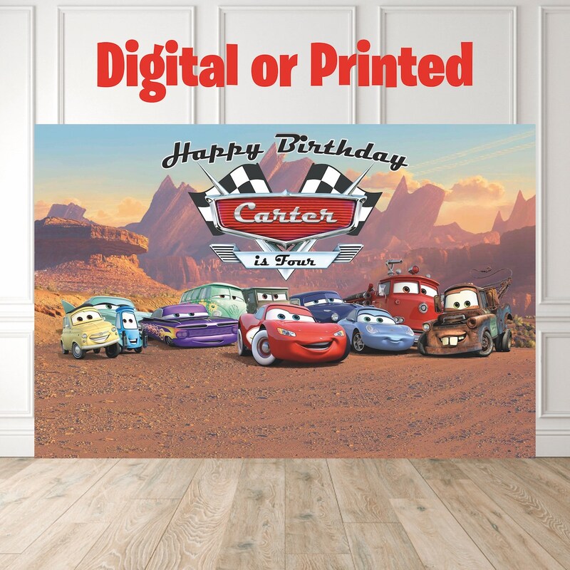 Cars Birthday Party - Etsy