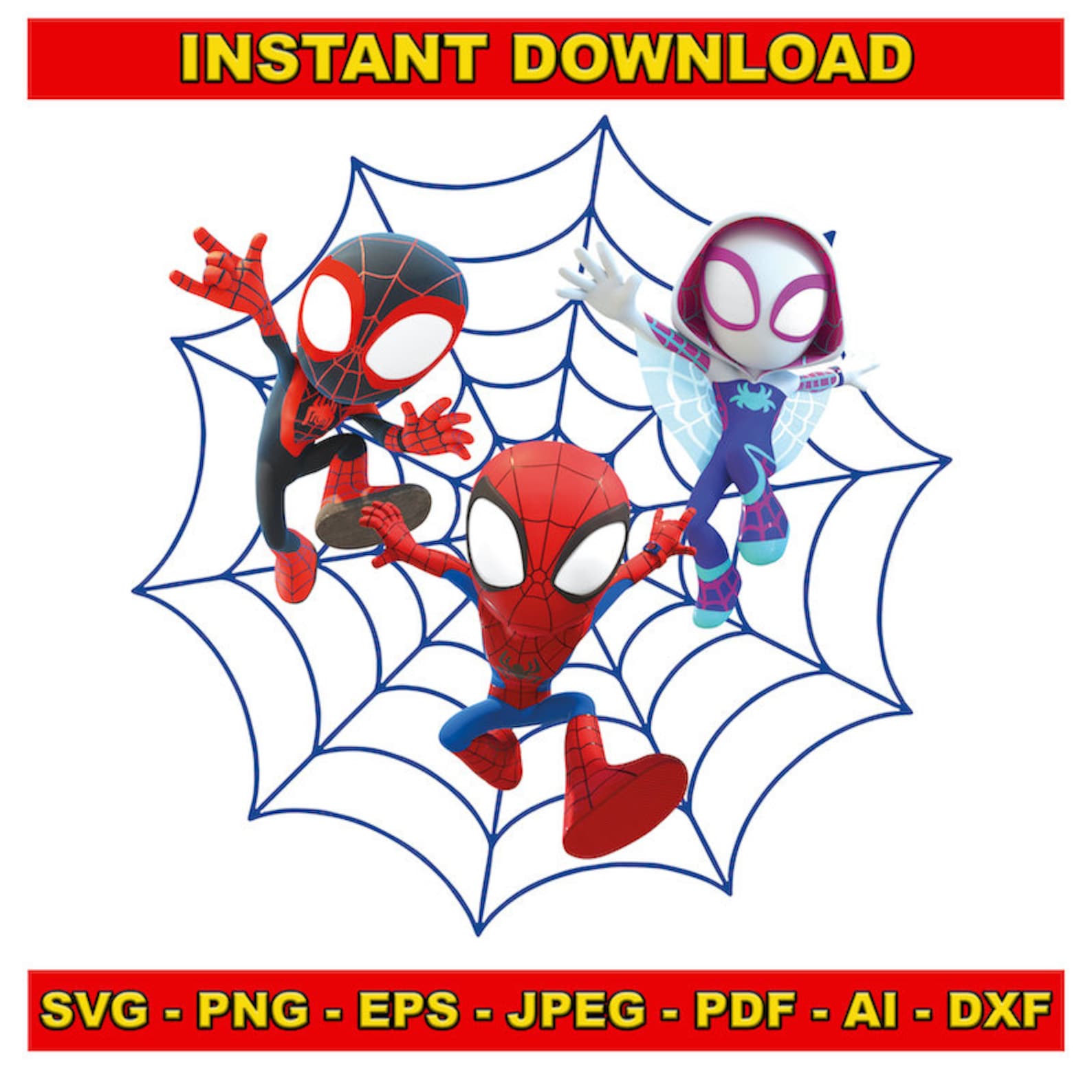 Spidey His Amazing Friends Svg,spiderman Svg,spidey and His Amazing ...