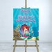 Little Mermaid Ariel Welcome Sign, Little Mermaid Ariel Welcome Board ...