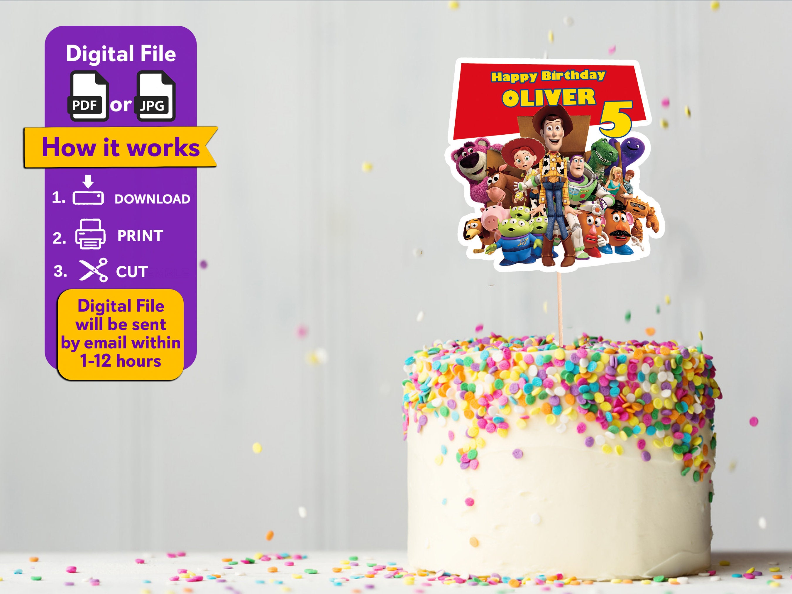 Toy Story PNG, Toy Story Anniversaire png, Chemise danniversaire Buzz ...