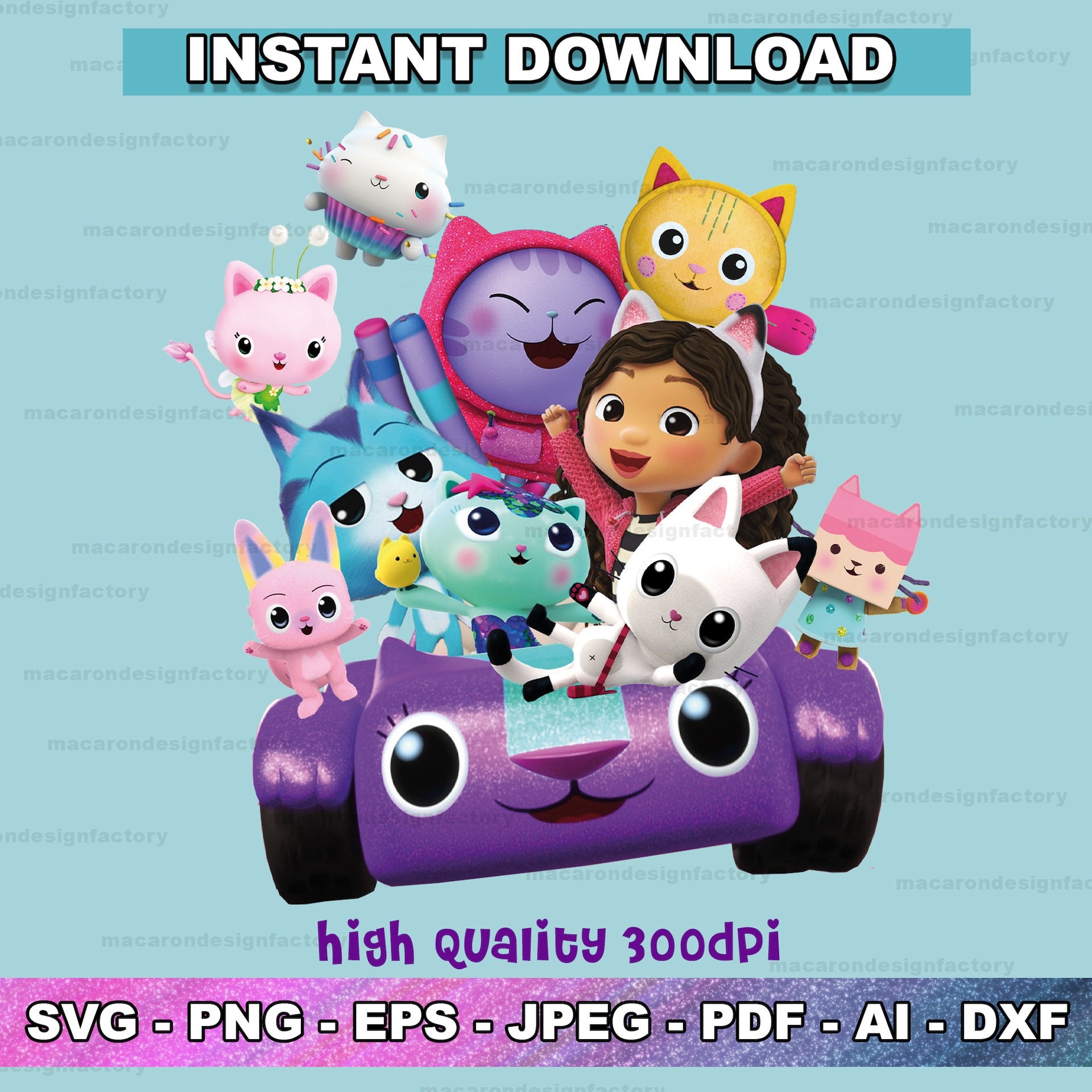 Gabby's Dollhouse PNG, Gabby's Dollhouse Svg,gabby Clipart Art, Gabby's ...