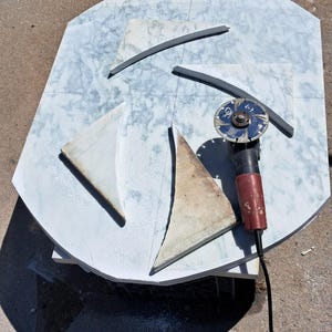 Reclaimed Marble, Made Into Table - Etsy
