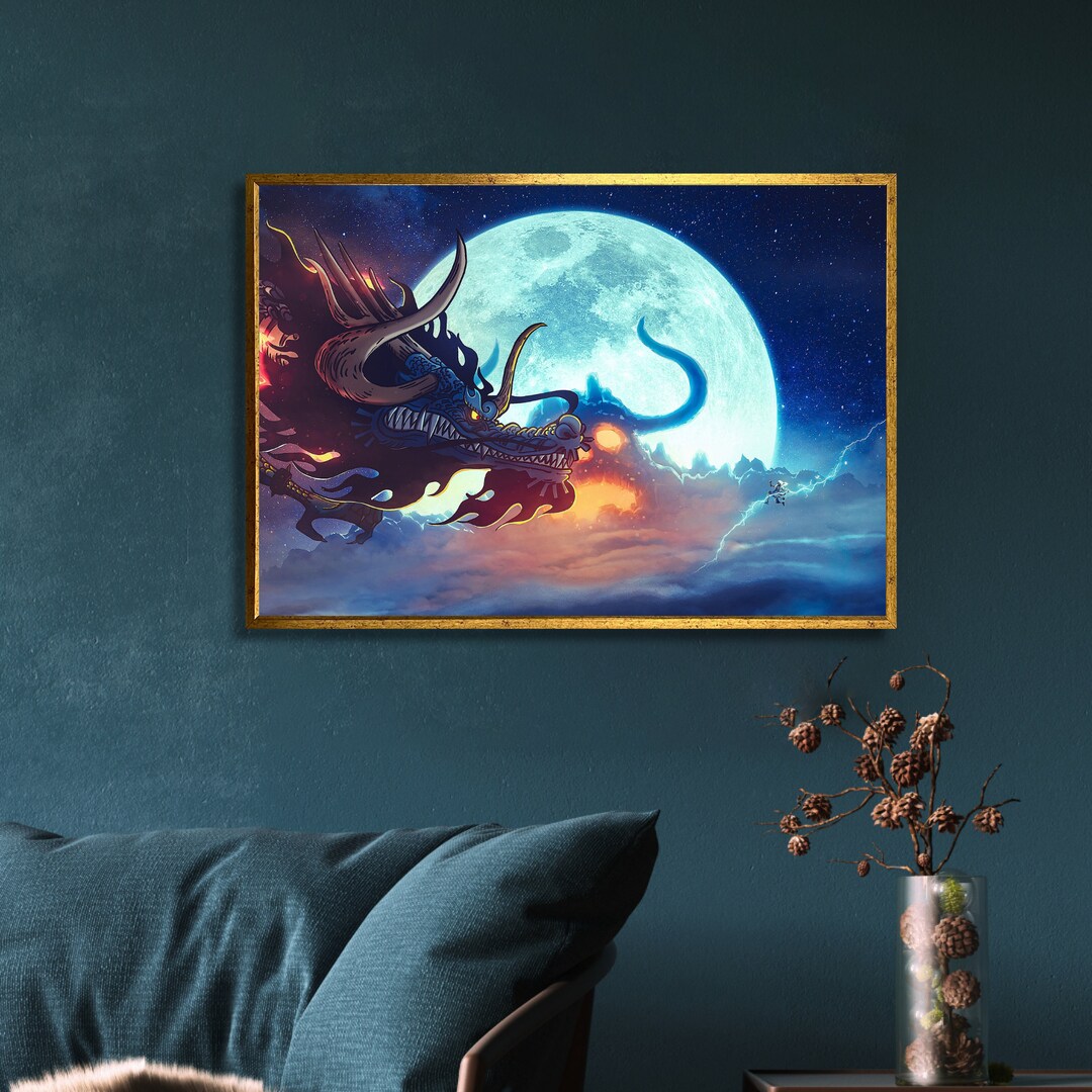 One Piece luffy Vs Kaido, One Piece Canvas, One Piece Art, Luffy Art - Etsy