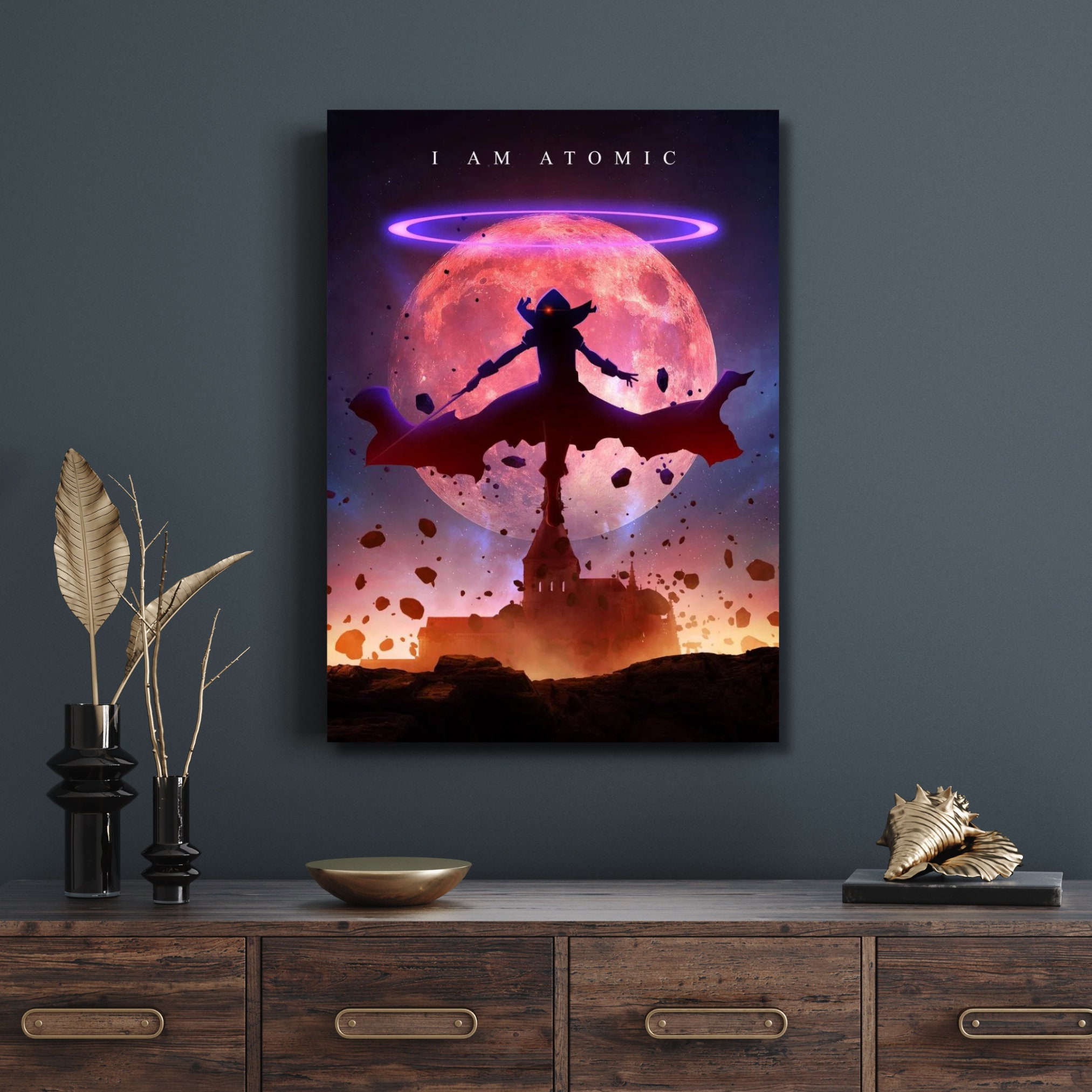 The Eminence in Shadow i Am Atomic, the Eminence in Shadow Canvas, the ...