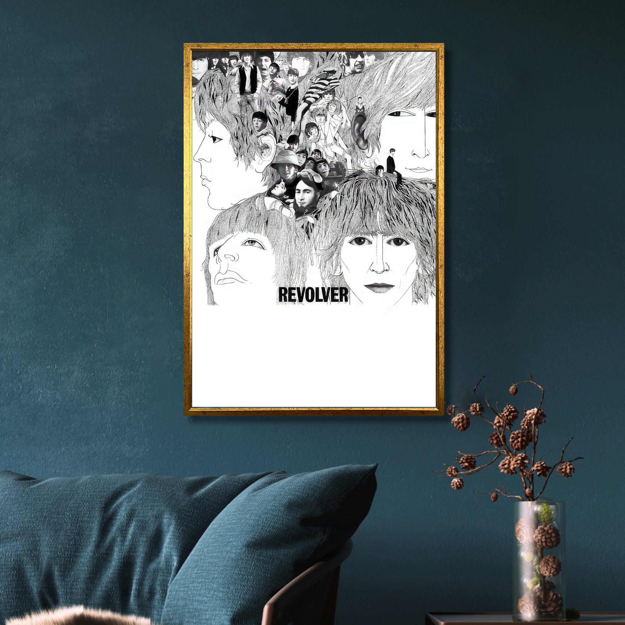 The Beatles revolver , the Beatles Canvas, the Beatles Art - Etsy
