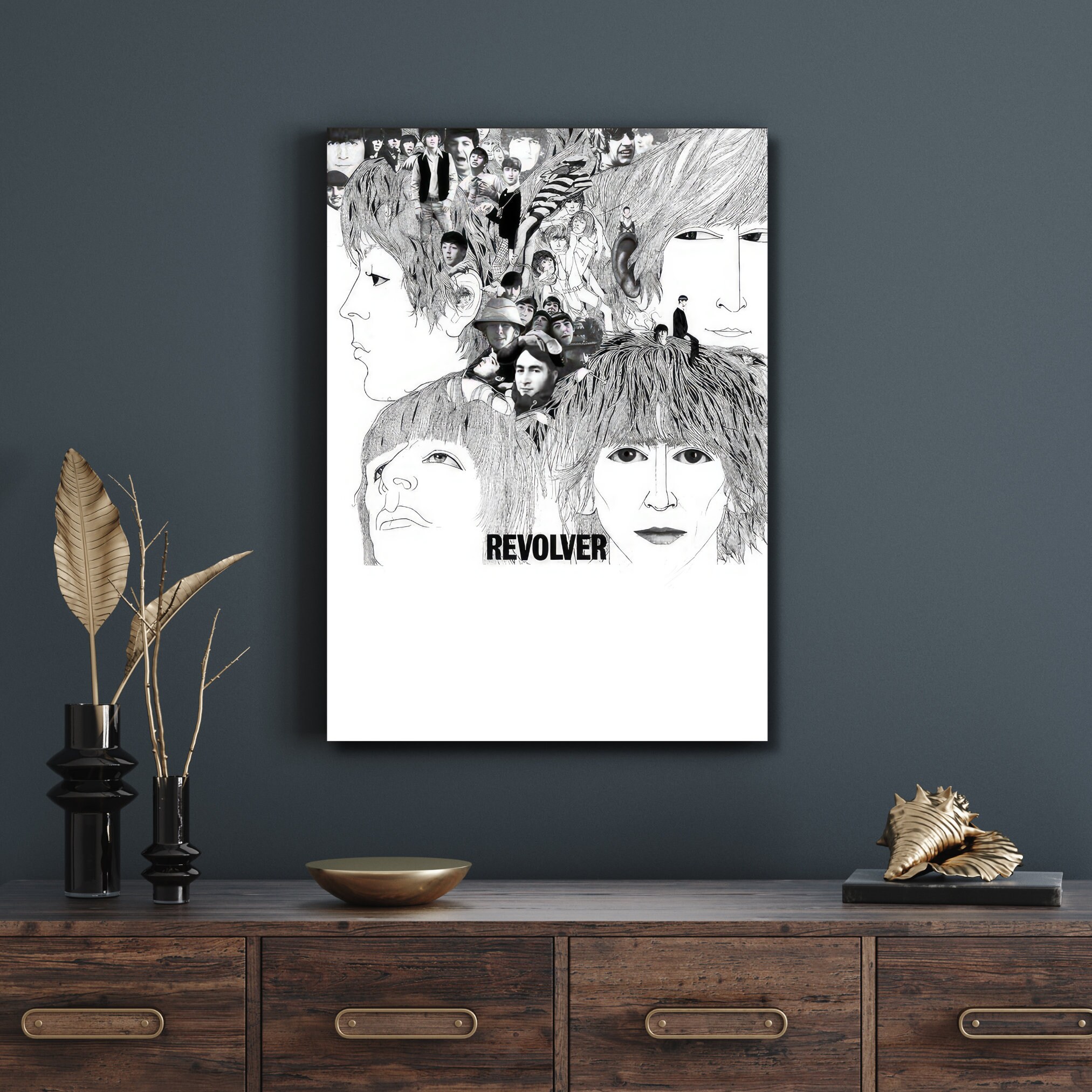 The Beatles revolver , the Beatles Canvas, the Beatles Art - Etsy