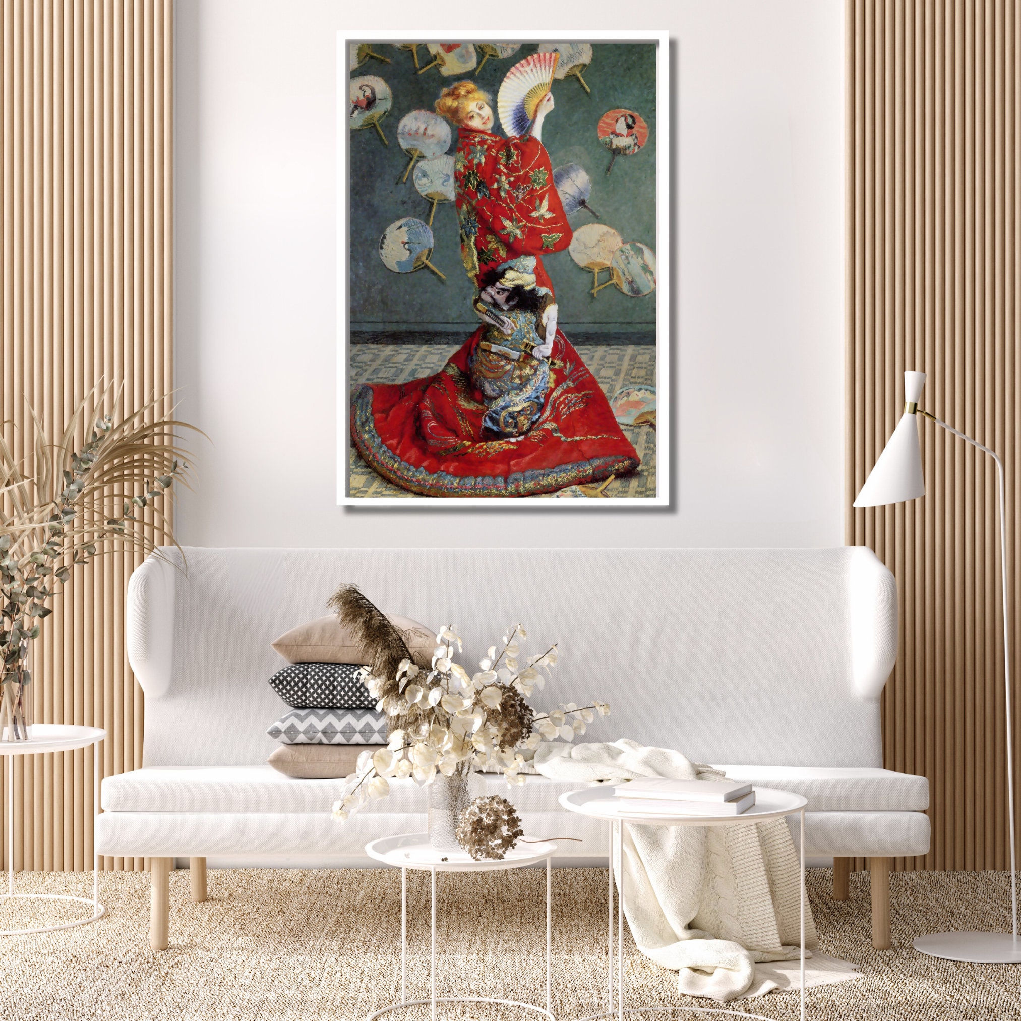 Claude Monet, la Japonaise camille Monet in Japanese Costume Canvas, La ...